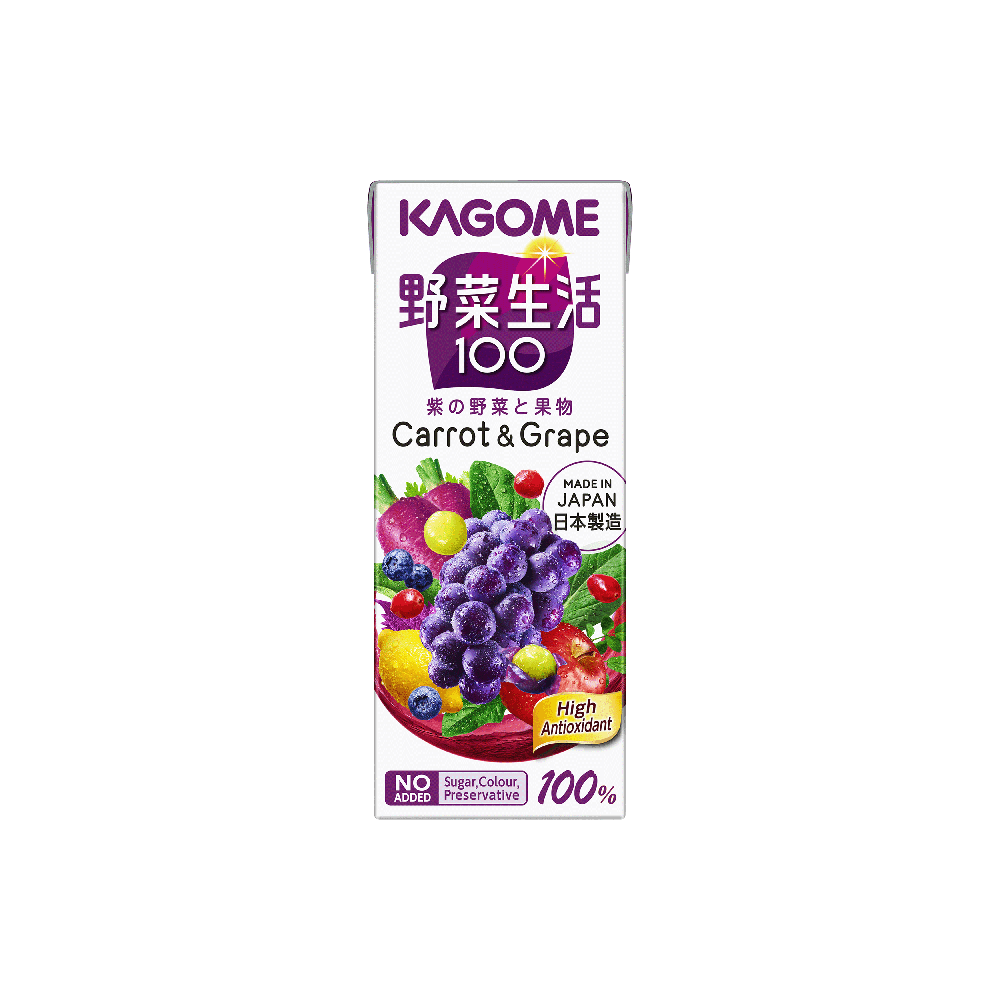 Carrot & Grape Mixed Juice - KAGOME